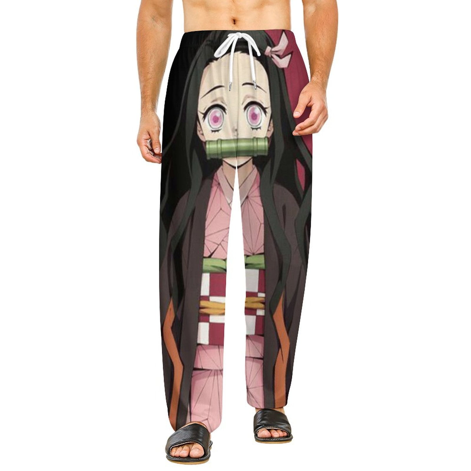 Kamado Nezuko Pajamas Pants 3D Printing Wide Leg PJ Pant Loungewear ...