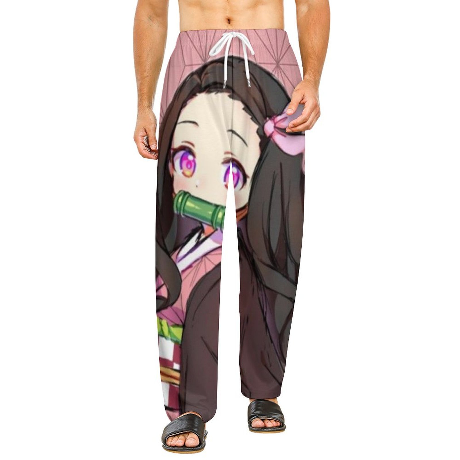 Kamado Nezuko Pajamas Pants 3D Printing Wide Leg PJ Pant Loungewear ...