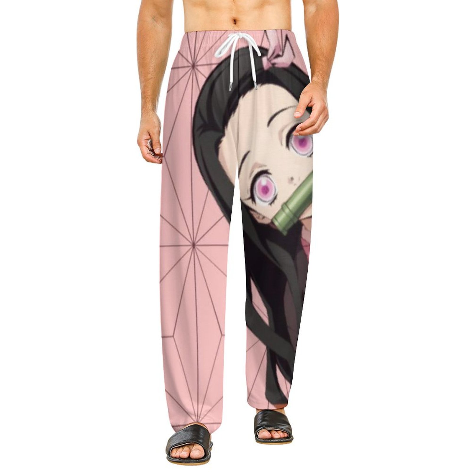 Kamado Nezuko Pajamas Pants 3D Printing Wide Leg PJ Pant Loungewear ...