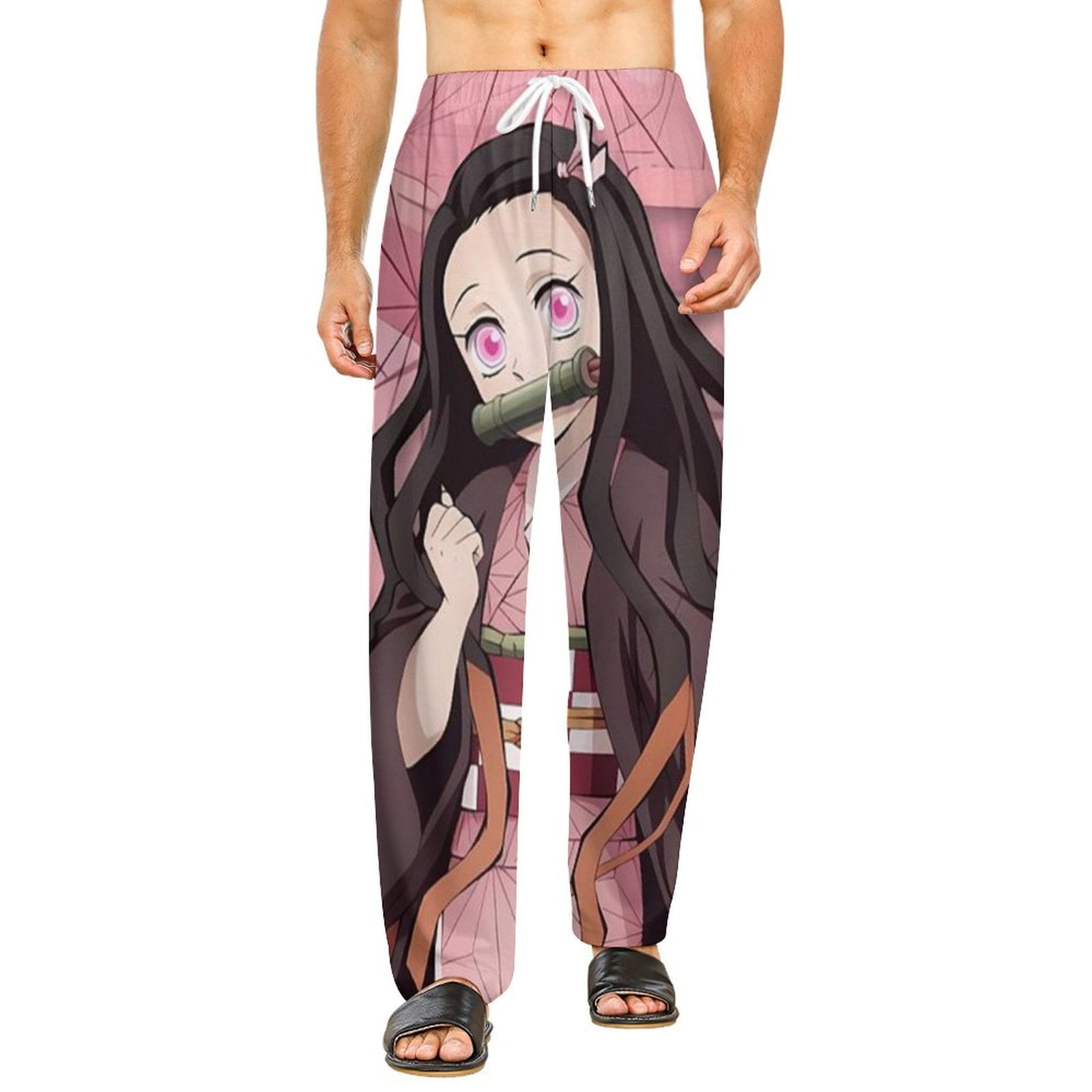 Kamado Nezuko Pajamas Pants 3D Printing Wide Leg PJ Pant Loungewear ...