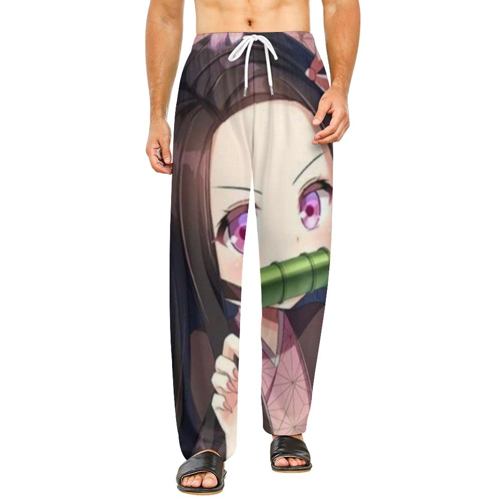 Kamado Nezuko Pajamas Pants 3D Printing Wide Leg PJ Pant Loungewear ...