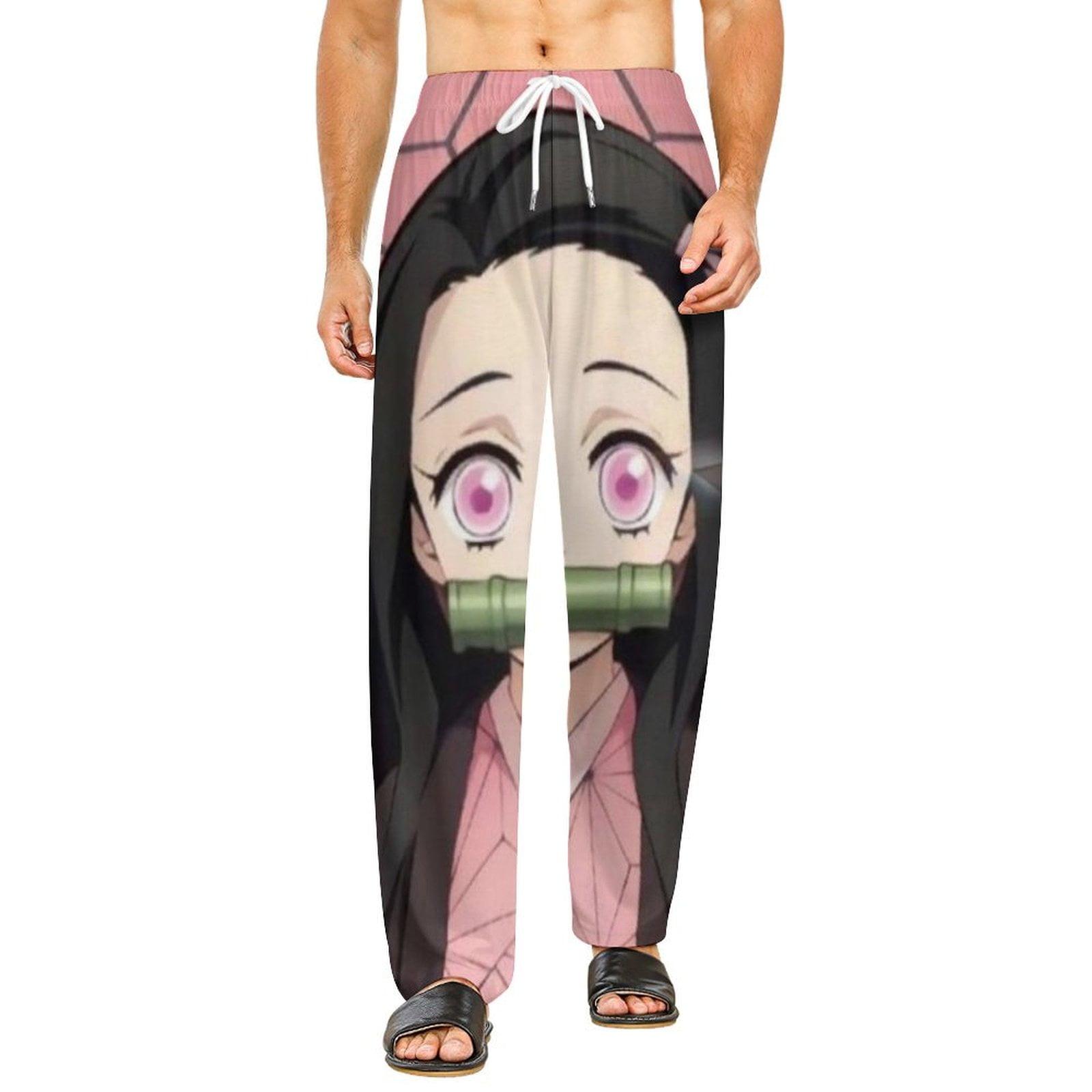 Kamado Nezuko Pajamas Pants 3D Printing Wide Leg PJ Pant Loungewear ...
