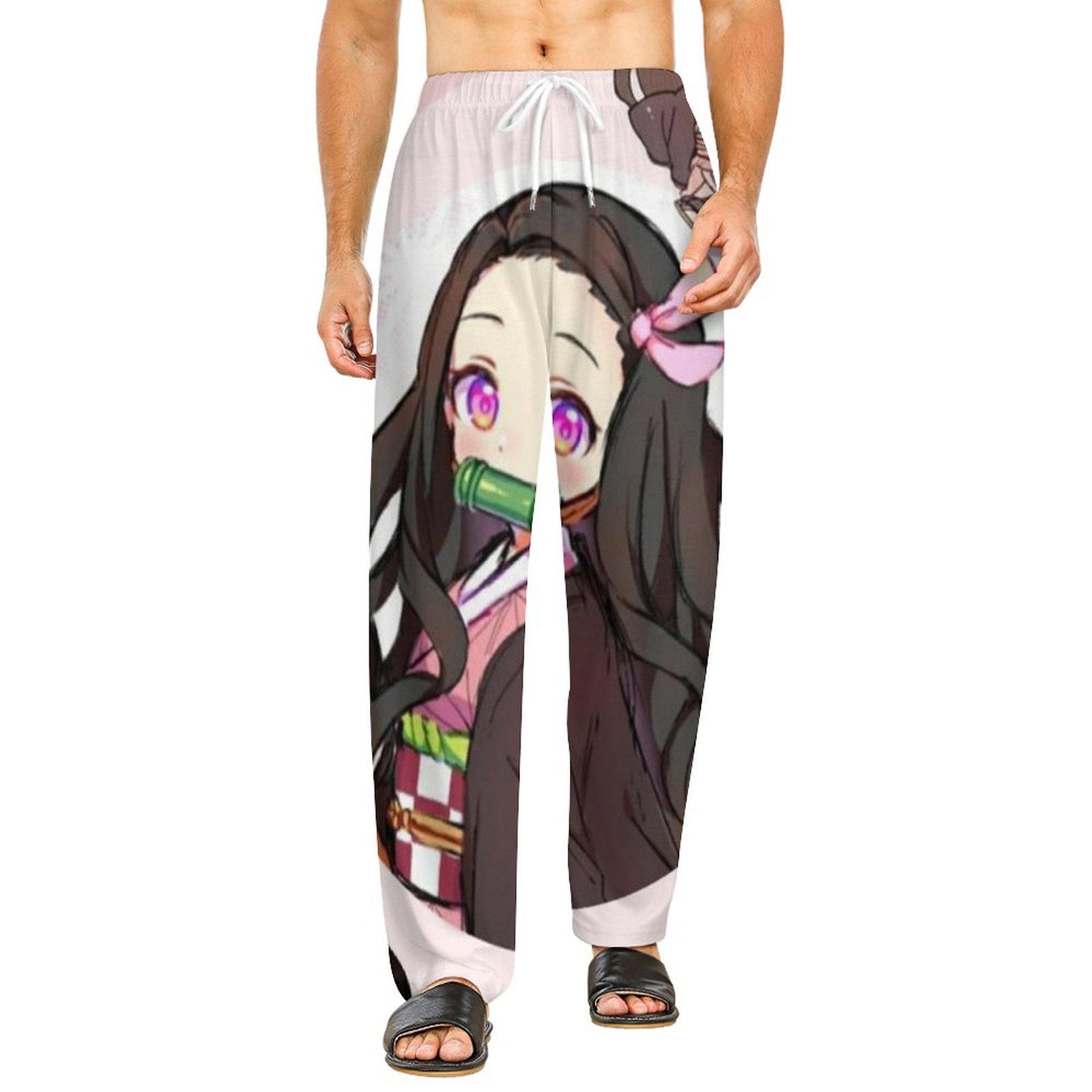Kamado Nezuko Pajamas Pants 3D Printing Wide Leg PJ Pant Loungewear ...