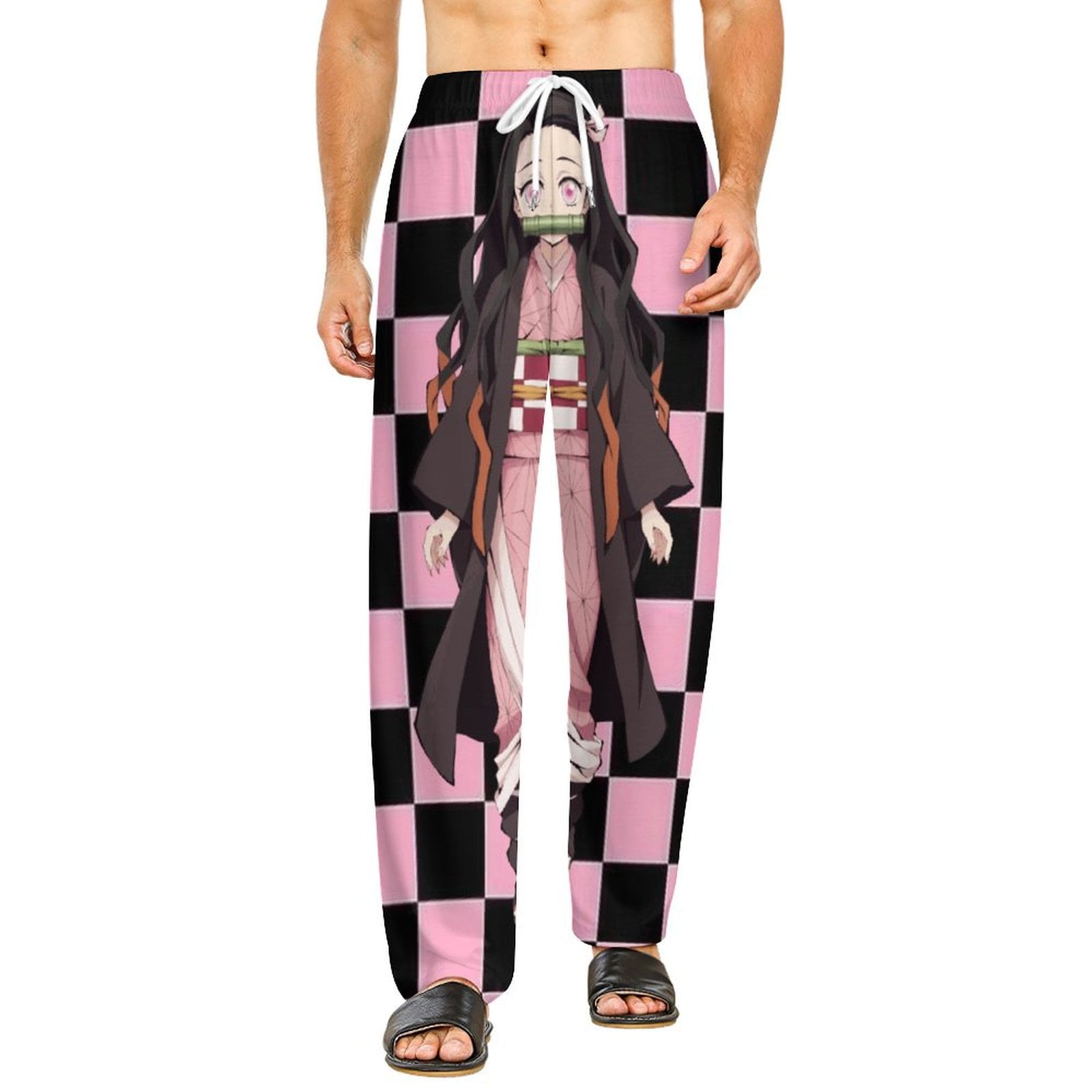 Kamado Nezuko Pajamas Pants 3D Printing Wide Leg PJ Pant Loungewear ...