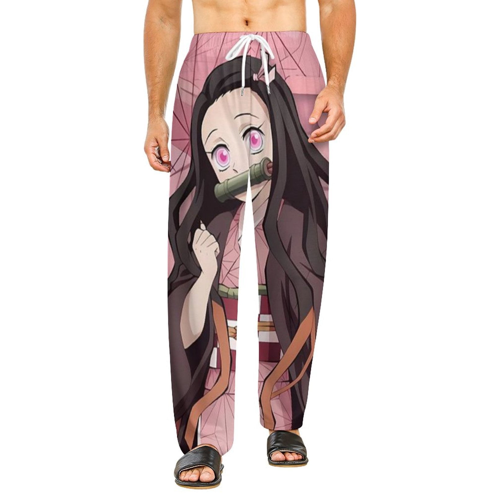 Kamado Nezuko Pajamas Pants 3D Printing Wide Leg PJ Pant Loungewear ...