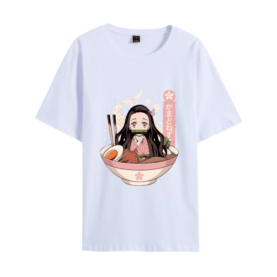 Kamado Nezuko T-shirt boys and girls crew neck summer casual clothes ...
