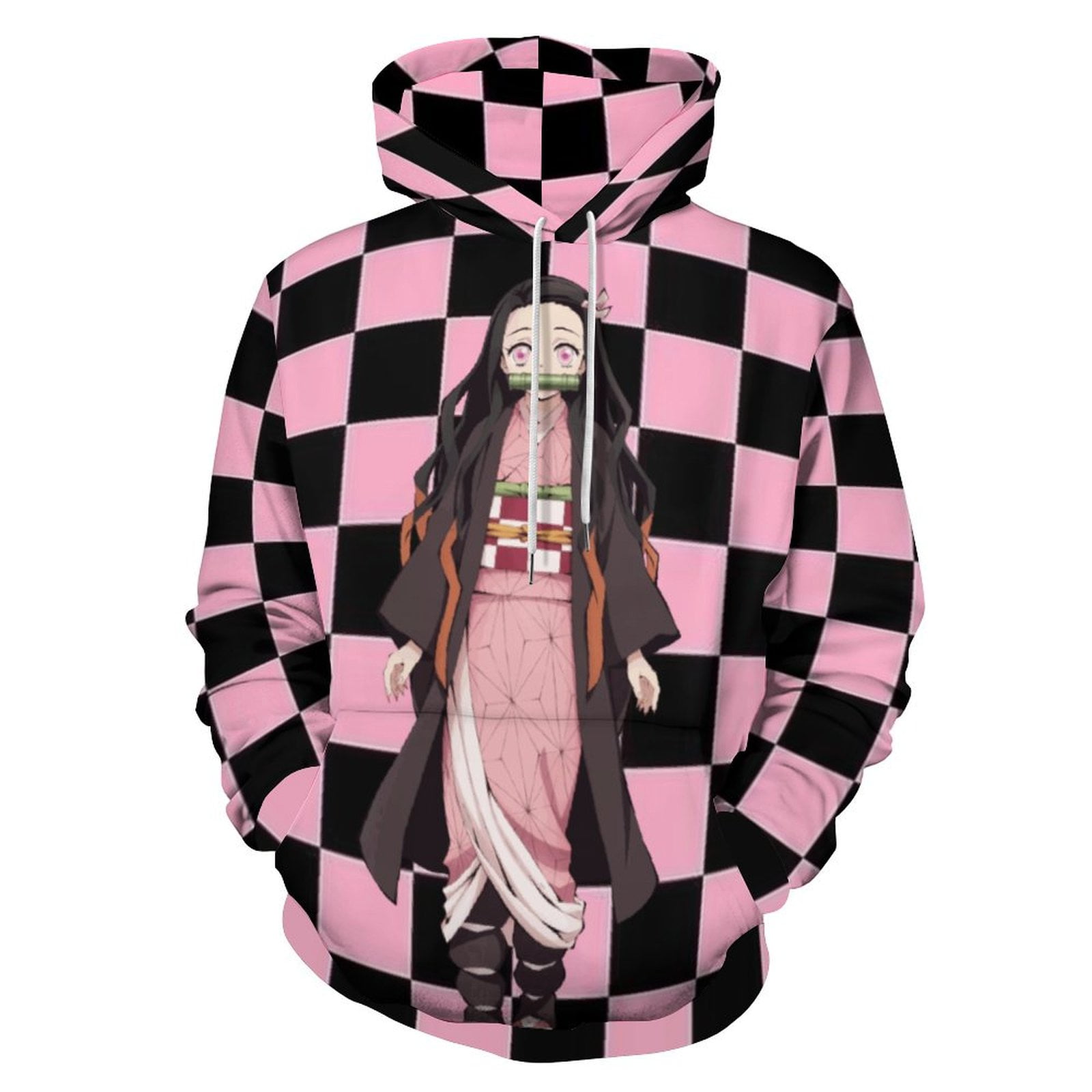 Kamado Nezuko Unisex Sweatshirts Loose Pullover Sweater Hooded Hoodie ...