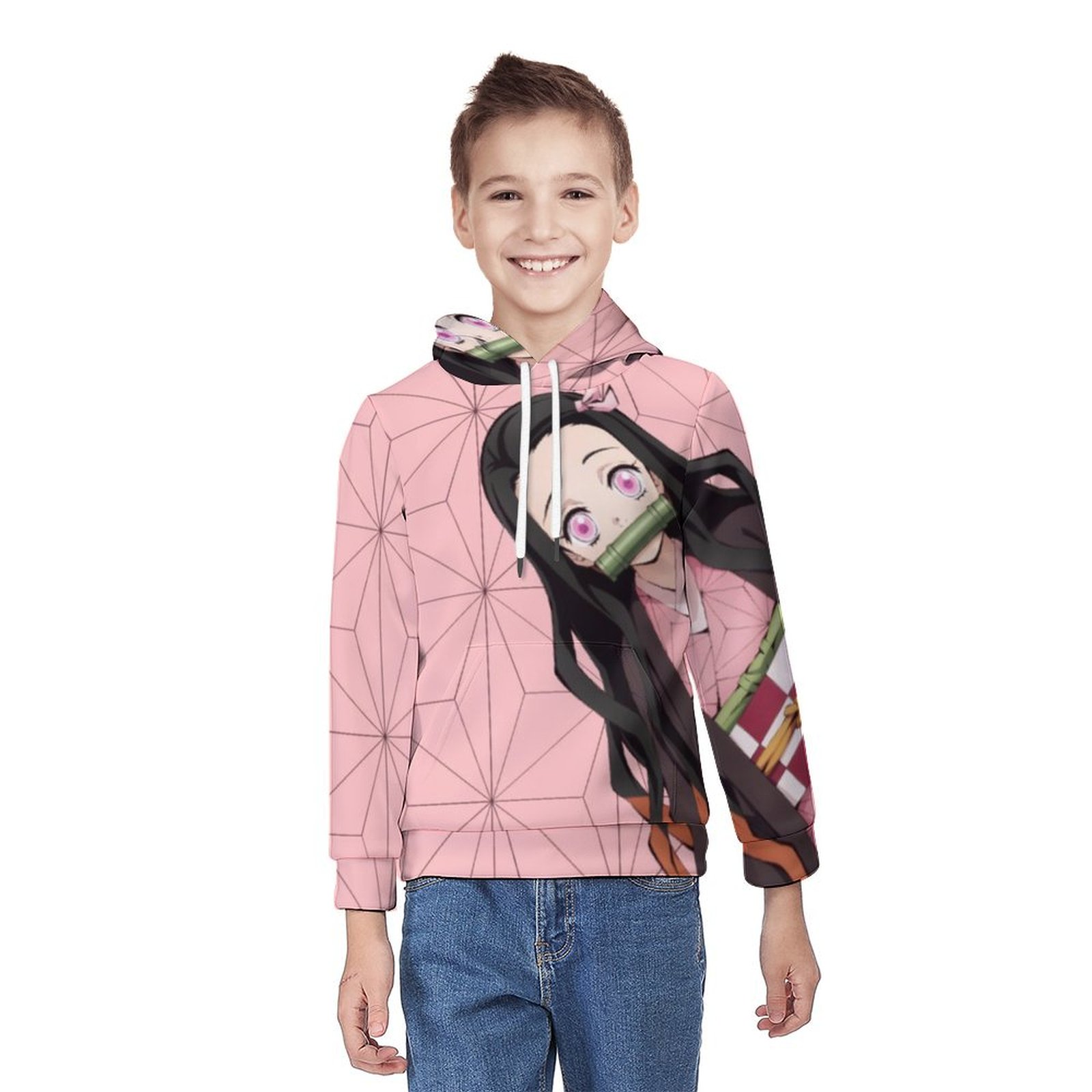 Kamado Nezuko Youth Hoodies Boys Girls 3D Printed Sweatshirt Fall ...