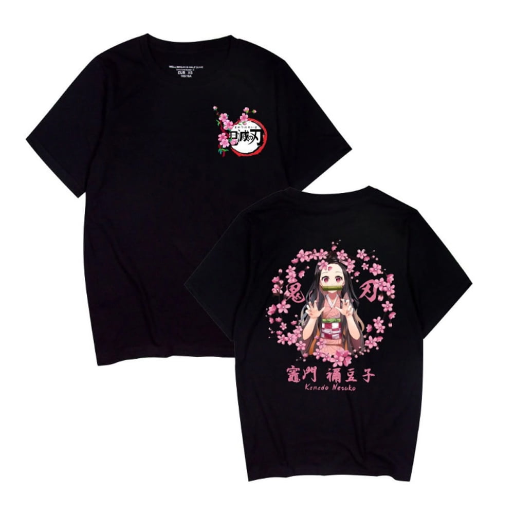 Kamado Nezuko leisure simple AnimeKamado Nezuko Retro comfort T Shirts ...