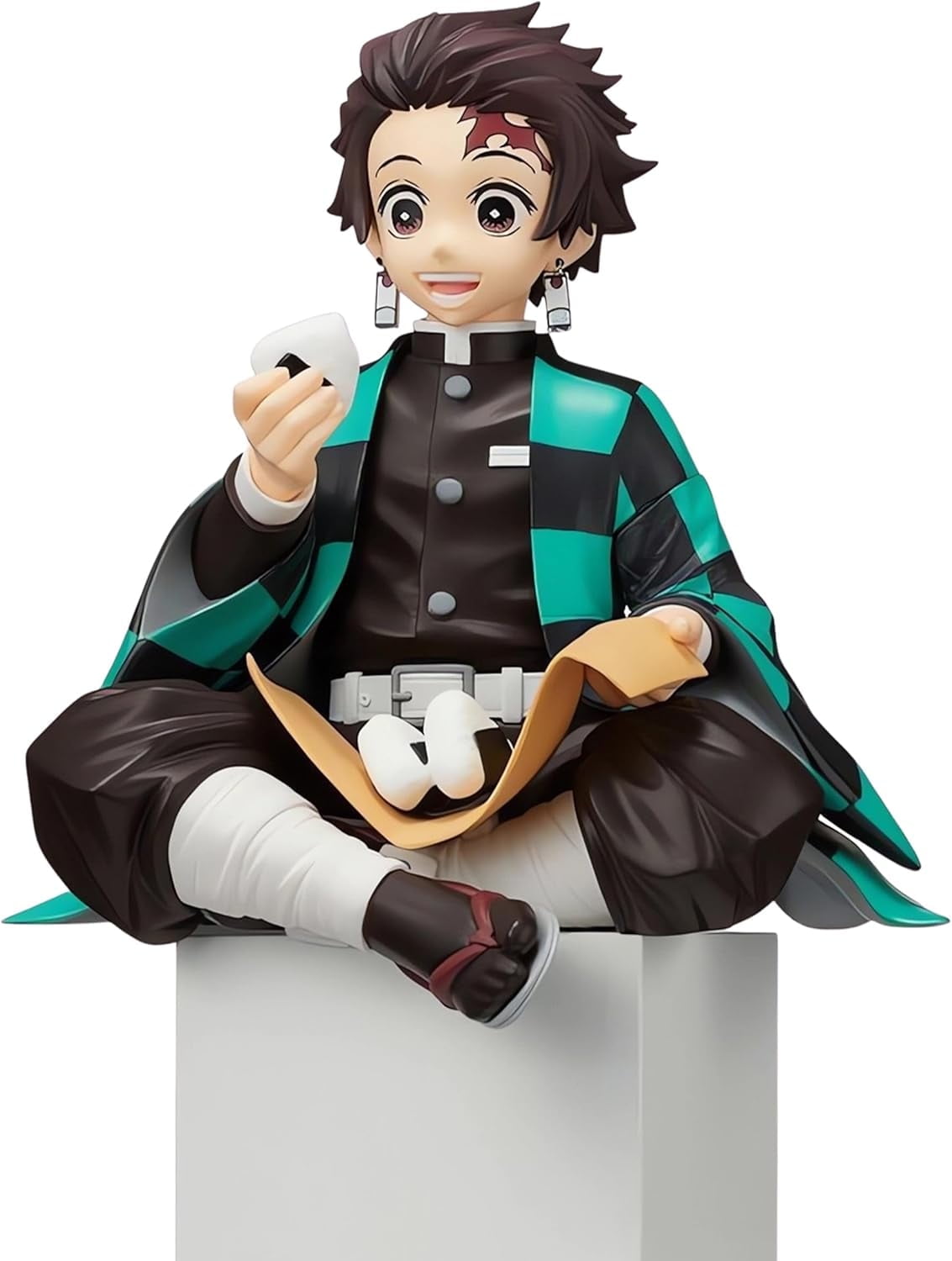 Kamado Tanjirou Action Figure Eating Rice Balls Series Demon Figures ...