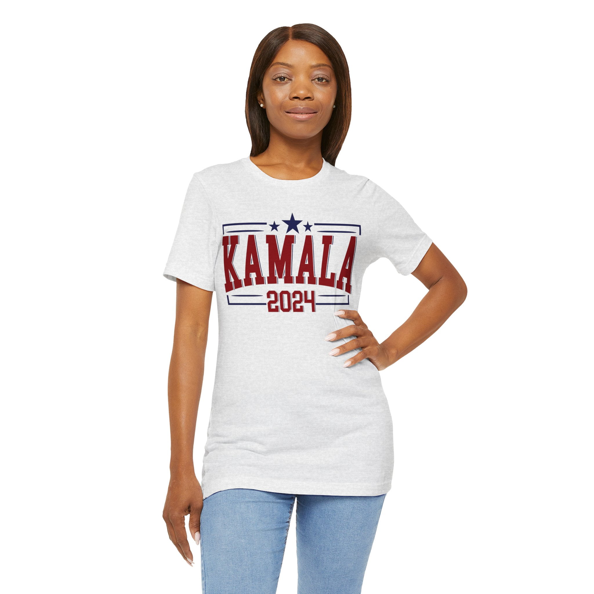 Kamala 2024 Collegiate Font Presidential Election T-Shirt Express ...