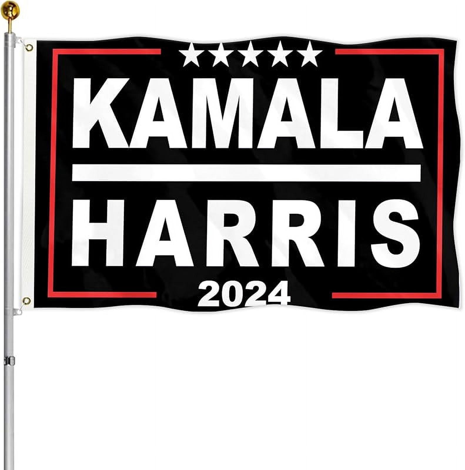 Kamala Ha-rris 2024 Flag 3x5 Ft Harris for President Flags with Brass ...