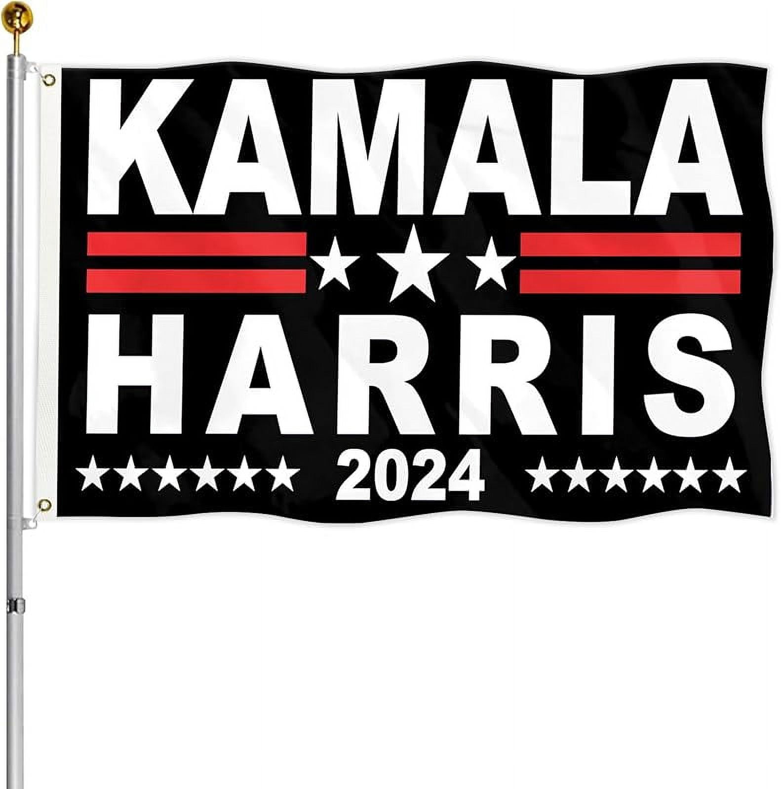 Kamala Ha-rris 2024 Flag 3x5 Ft Harris for President Flags with Brass ...