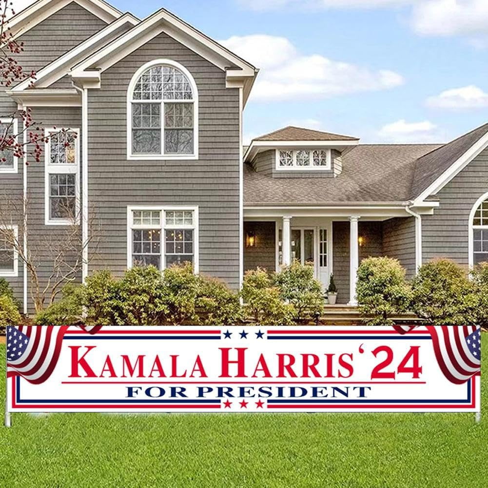 Kamala Harris 2024 Banner, Kamala Harris for The People Large Garden ...
