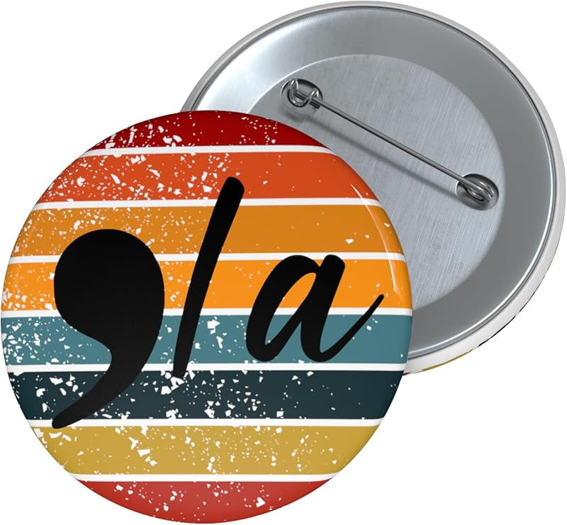 Kamala Harris 2024 Button, Comma La Button, Kamala Harris for President ...