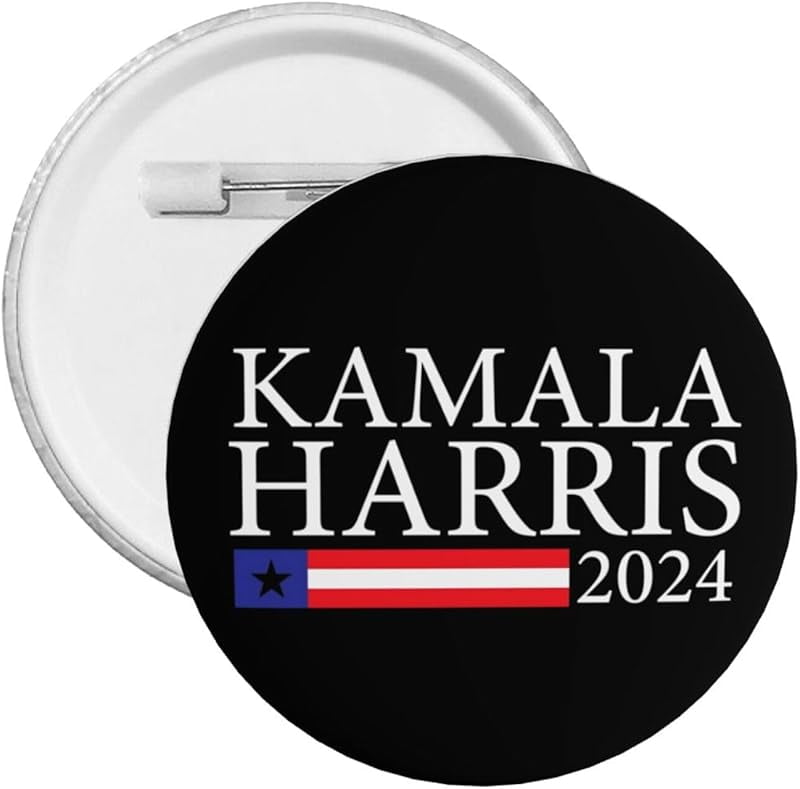 Kamala Harris 2024 Campaign Pins Kamala Harris 2024 Round Badge Brooch ...