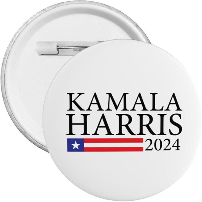 Kamala Harris 2024 Campaign Pins Kamala Harris 2024 Round Badge Brooch ...