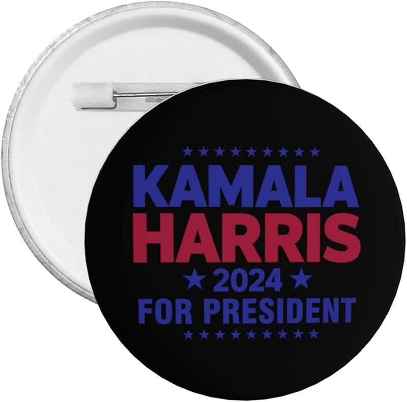 Kamala Harris 2024 Campaign Pins Kamala Harris 2024 Round Badge Brooch ...