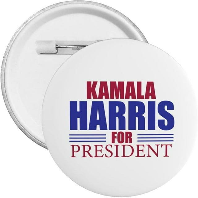 Kamala Harris 2024 Campaign Pins Kamala Harris 2024 Round Badge Brooch ...