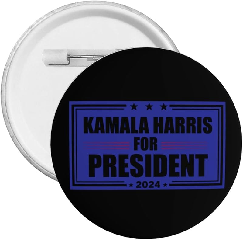 Kamala Harris 2024 Campaign Pins Kamala Harris 2024 Round Badge Brooch ...