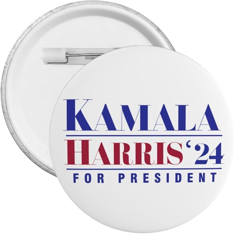 Kamala Harris 2024 Campaign Pins Kamala Harris 2024 Round Badge Brooch ...