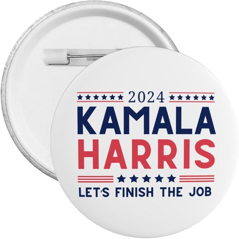 Kamala Harris 2024 Campaign Pins Kamala Harris 2024 Round Badge Brooch ...