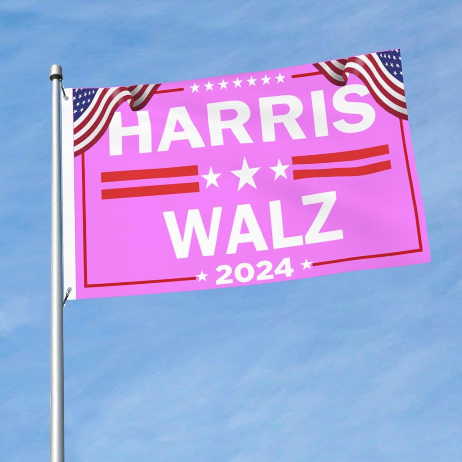 Kamala Harris 2024 Flag 3x5 Foot For Women, Kamala Harris Walz 2024 ...
