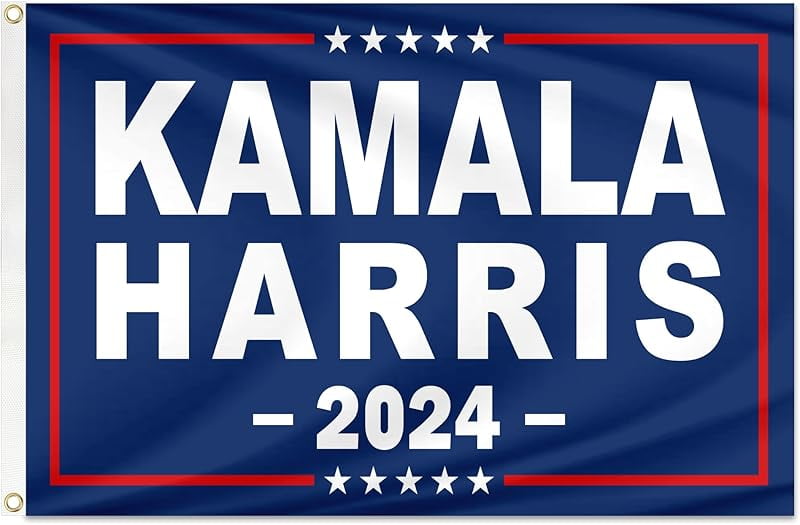 Kamala Harris 2024 Flag 3x5 Ft Harris Flags with Brass Grommets for ...