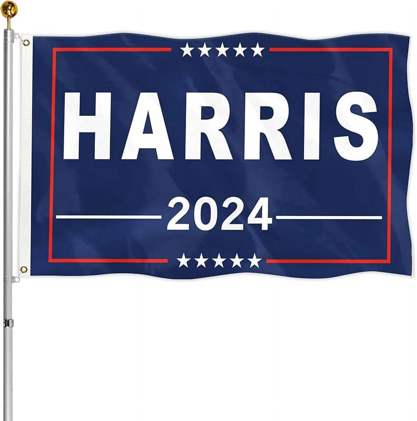 Kamala Harris 2024 Flag 3x5 Ft Harris for President Flags with Brass ...