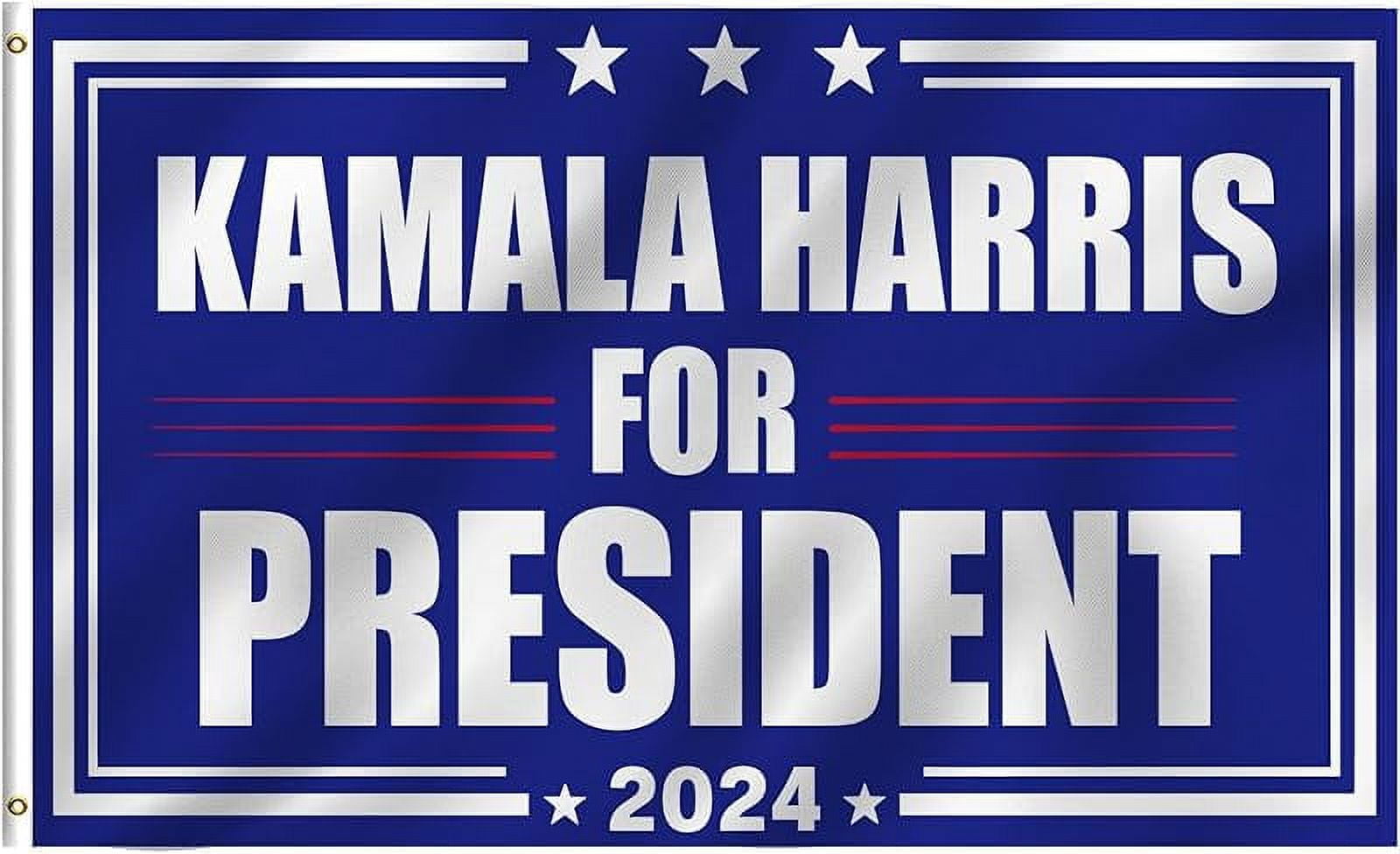 Kamala Harris 2024 Flag 3x5 Ft,Kamala Harris For President Banner,Vivd ...