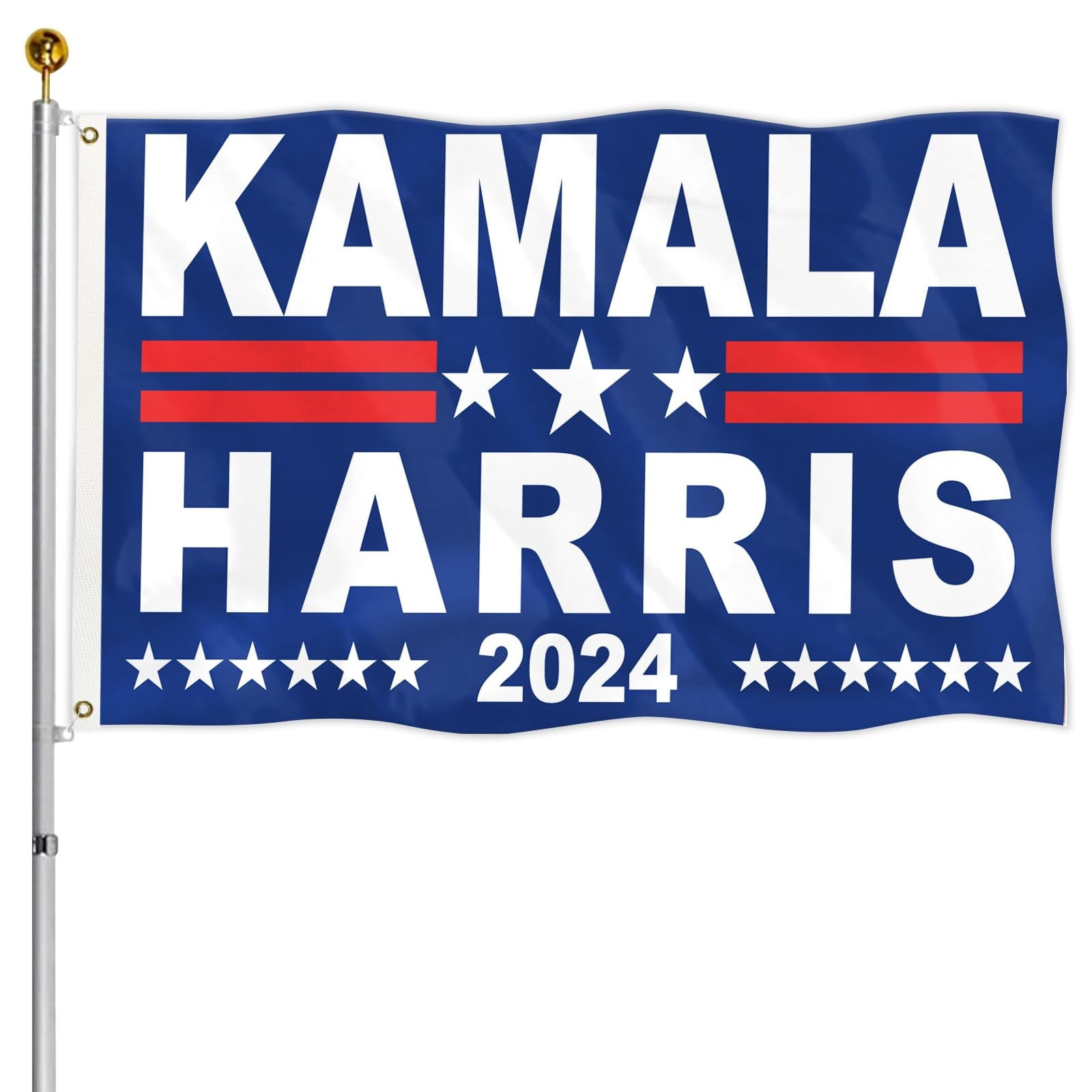Kamala Harris 2024 Flag 3x5 Ft Harris for President Flags with Brass ...