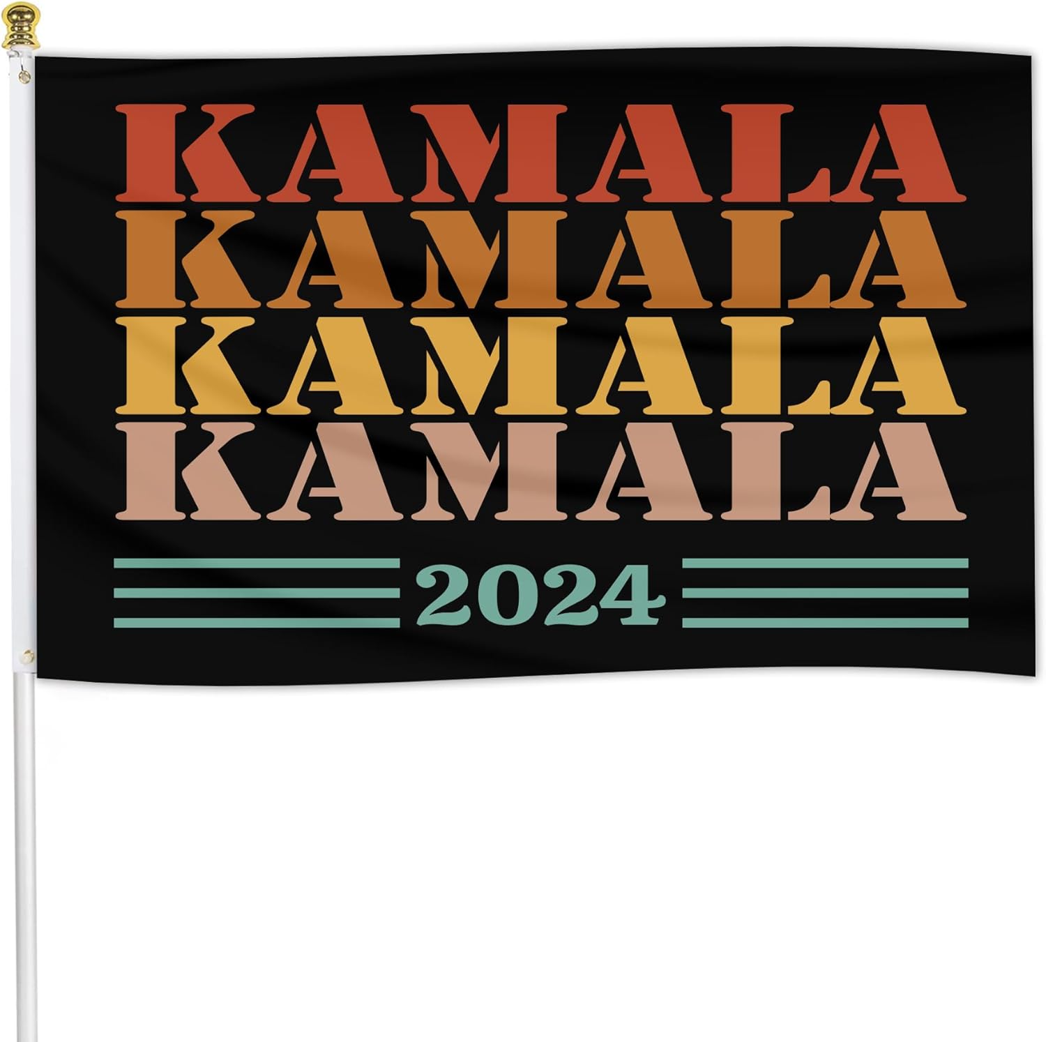 Kamala-Harris 2024 Flag 3x5 Kamala-Harris 2024 for President Flag ...