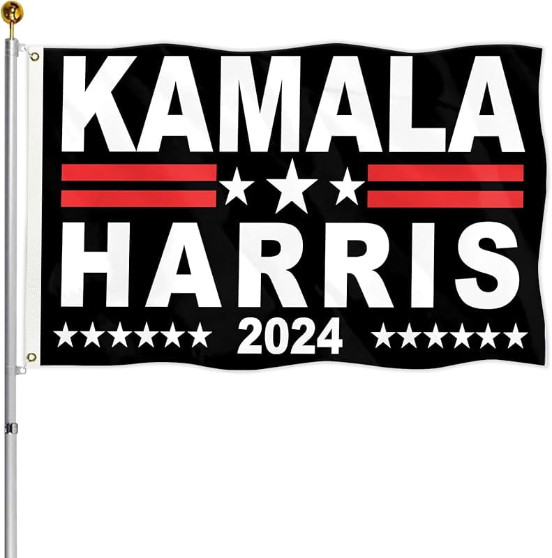 Kamala Harris 2024 Flag 5x8 Ft Harris for President Flags with Brass ...