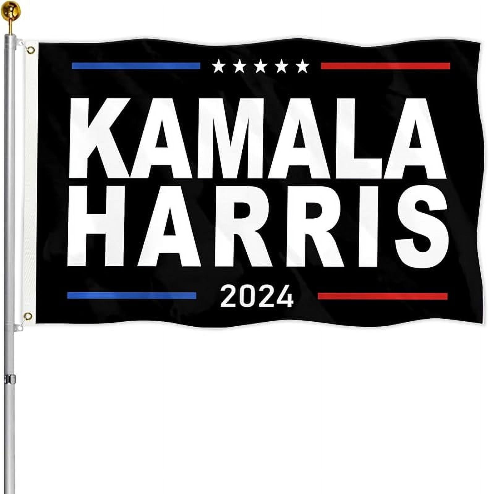 Kamala Harris 2024 Flag 5x8 Ft Harris for President Flags with Brass ...