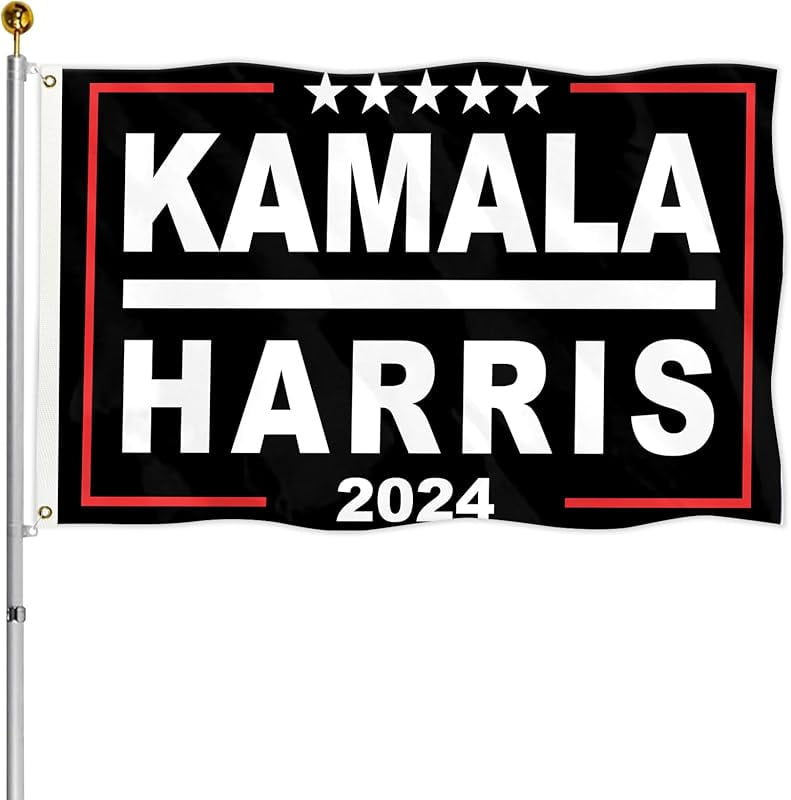 Kamala Harris 2024 Flag 5x8 Ft Harris for President Flags with Brass ...