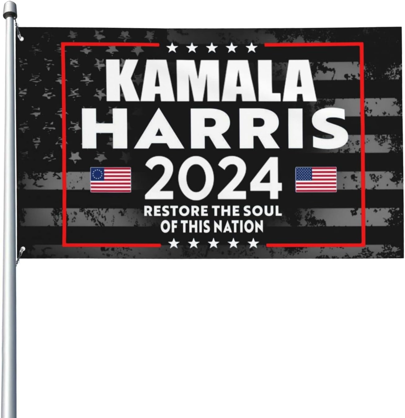 Kamala Harris 2024 For President Campaign Flag 3X5 Feet - Vivid Color ...