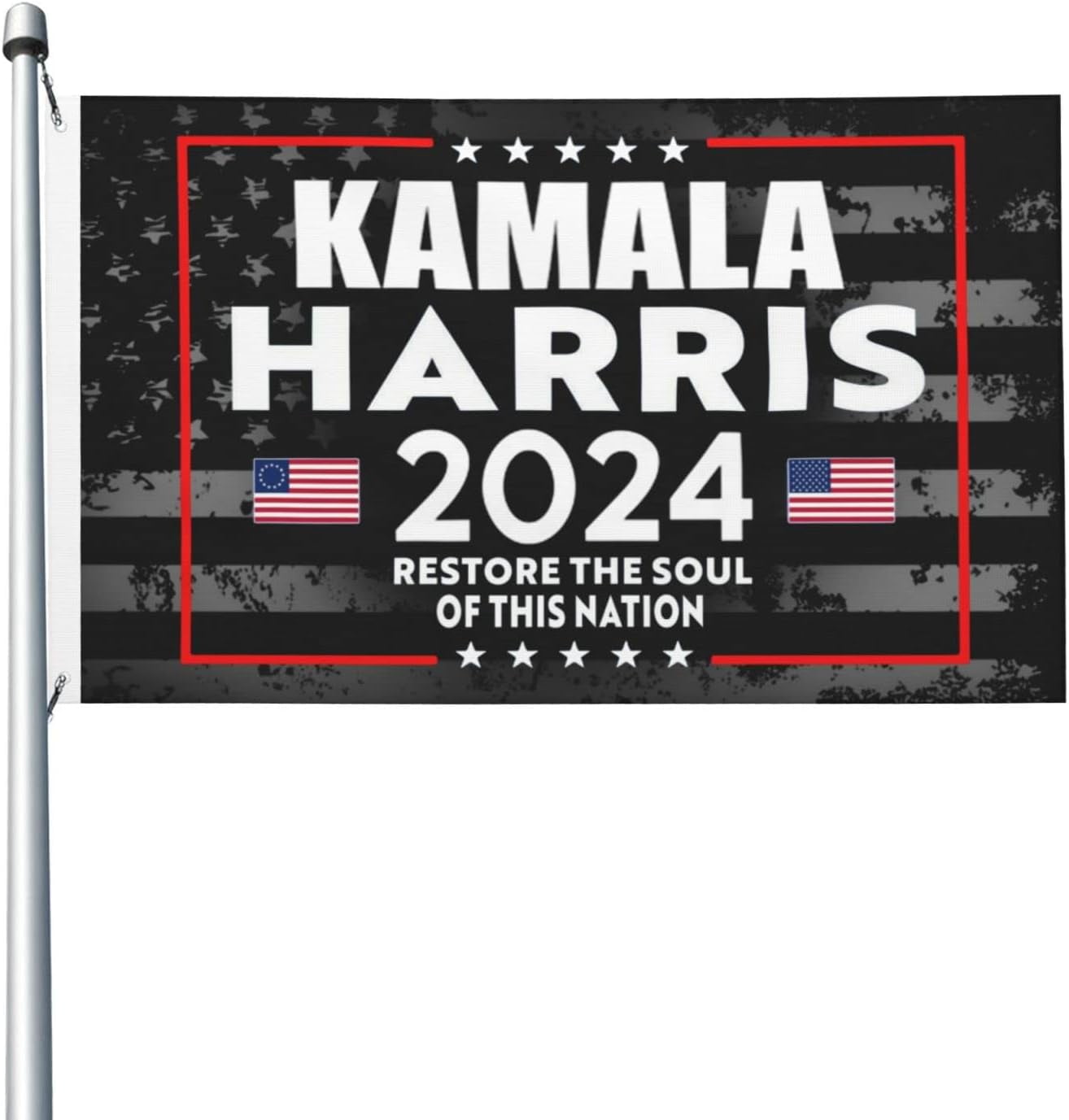 Kamala Harris 2024 For President Campaign Flag 3X5 Ft Double Sided ...