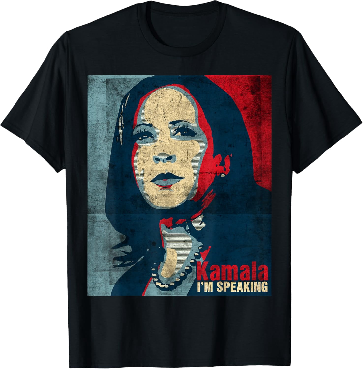 Kamala Harris 2024 For President Retro I'm Speaking Poster T-Shirt ...