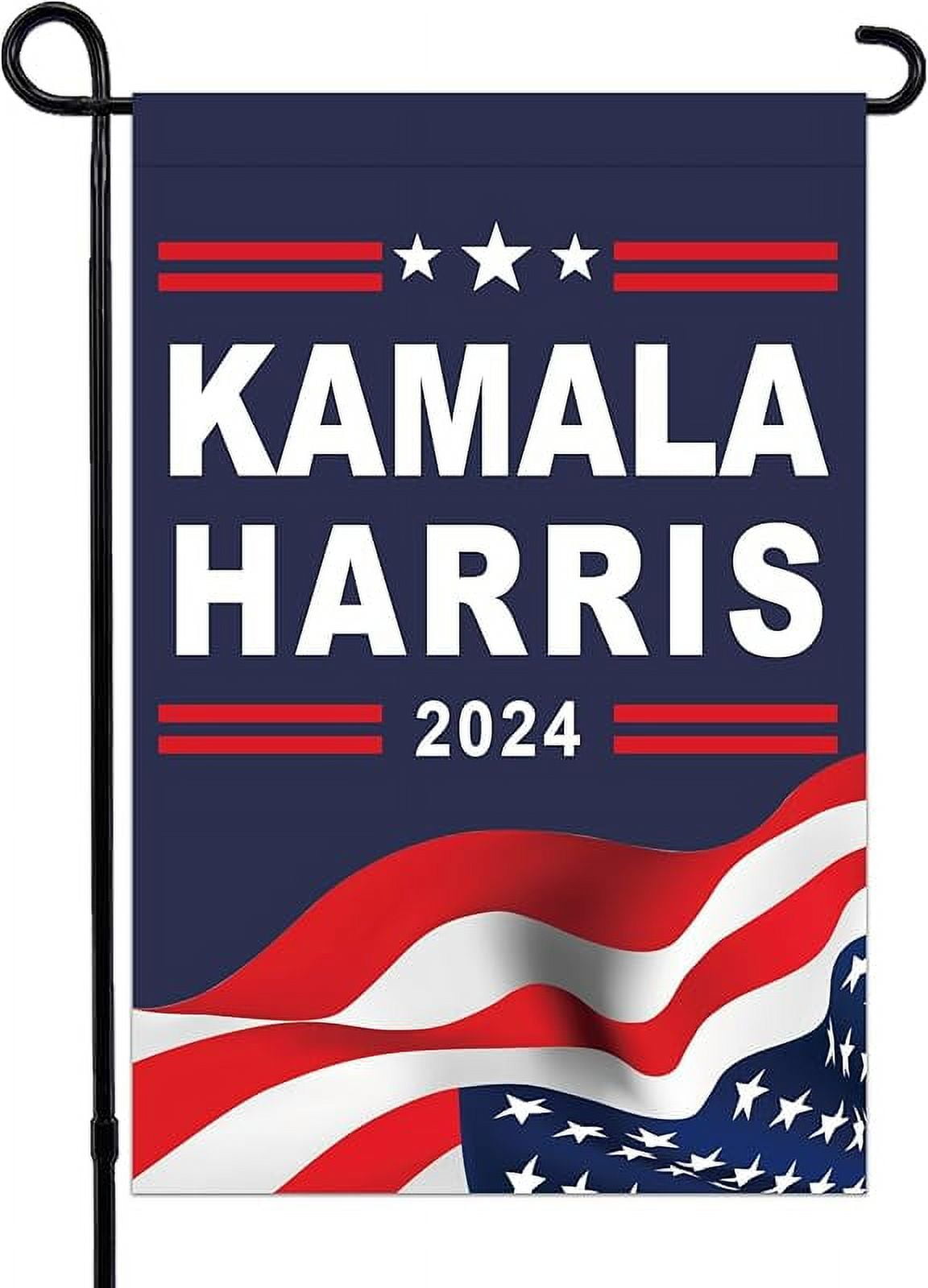 Kamala Harris 2024 Garden Flag 12x18 Inch Double Sided Harris for ...