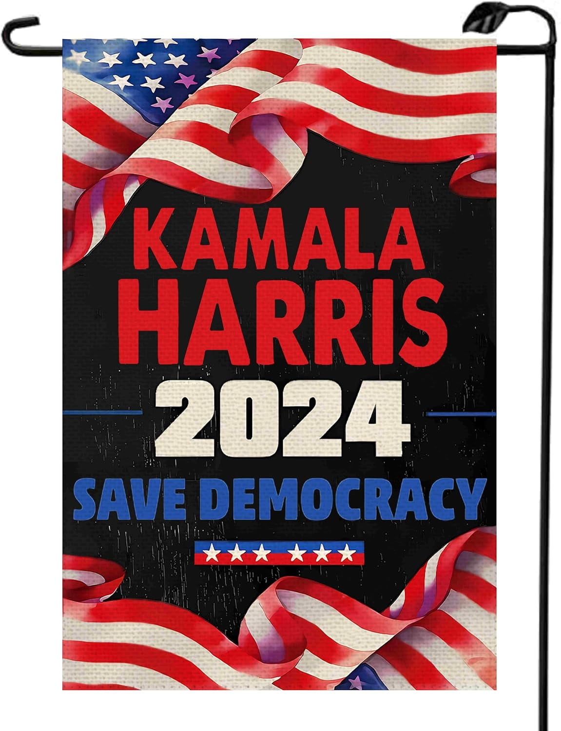 Kamala Harris 2024 Garden Flag Double Sided American Flag President ...