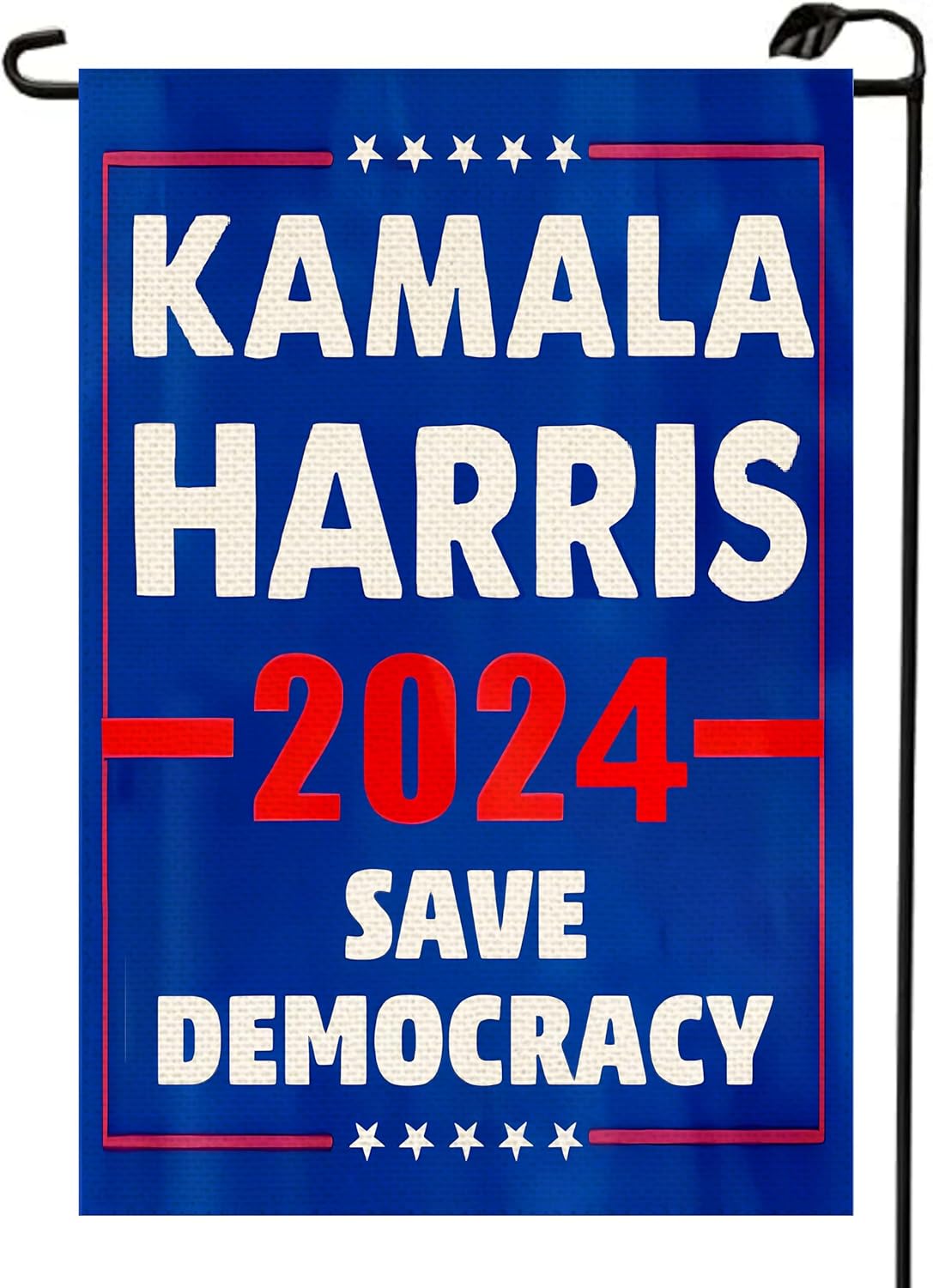 Kamala Harris 2024 Garden Flag Double Sided Blue American President ...