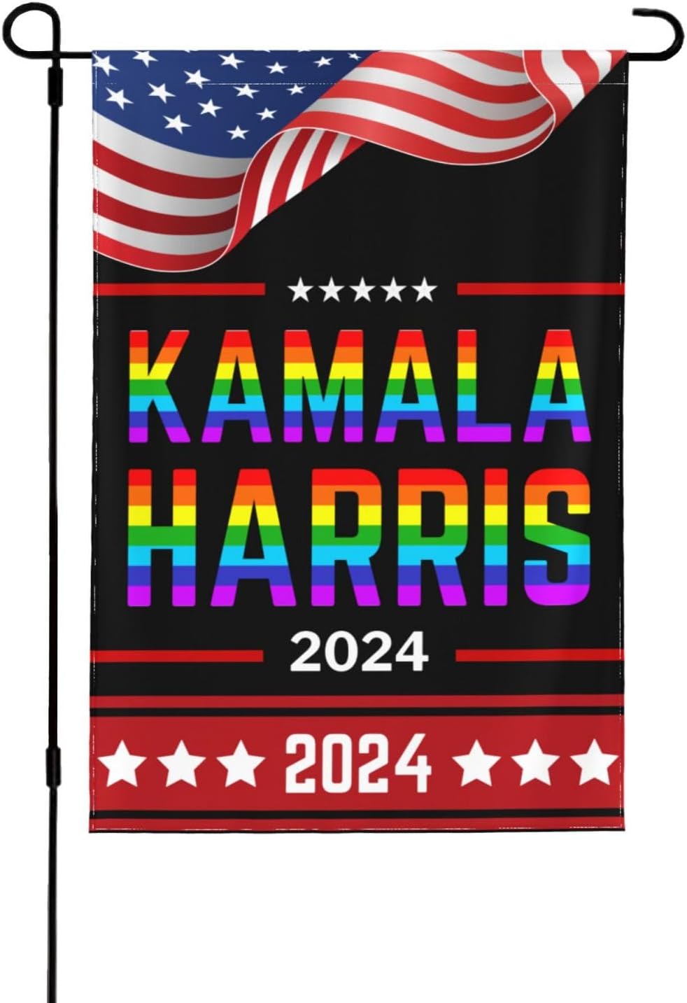 Kamala Harris 2024 Garden Flag Double Sided Kamala Harris For President ...