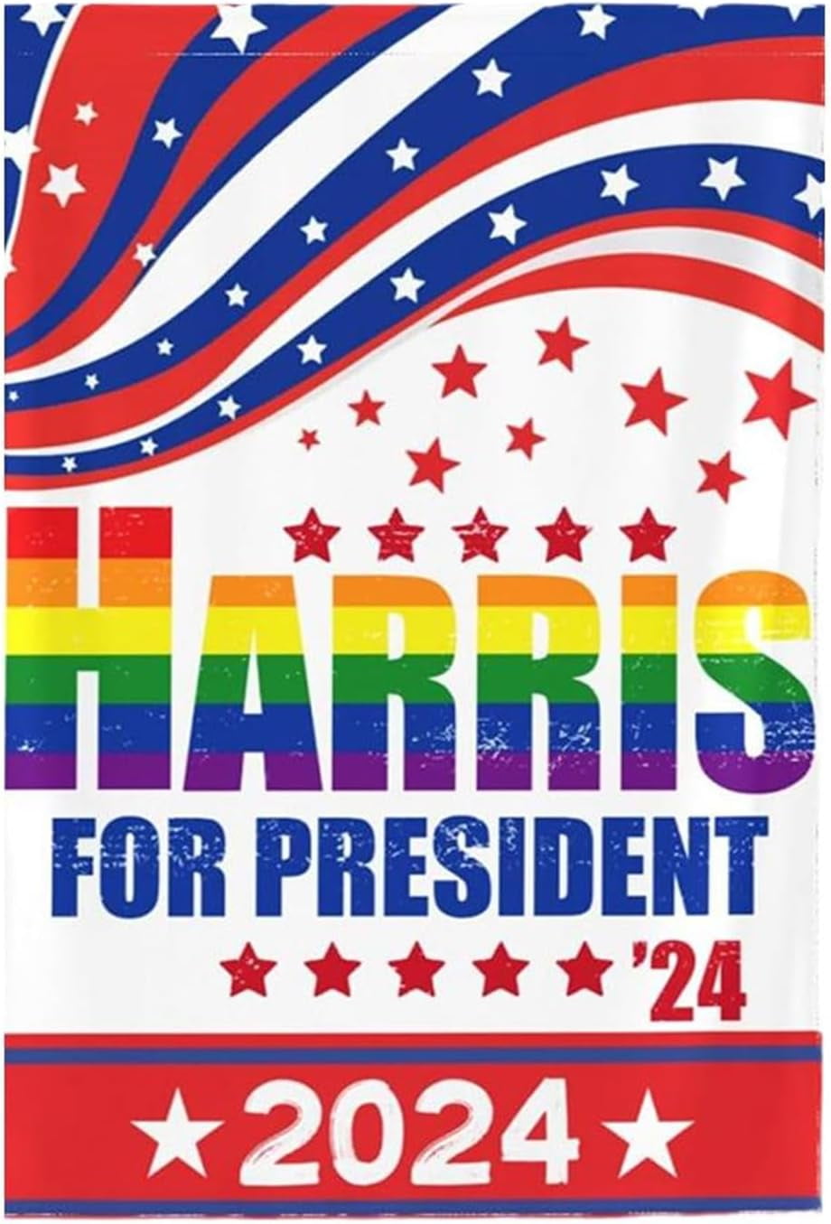 Kamala Harris 2024 Garden Flag, Double Sided Harris for President ...