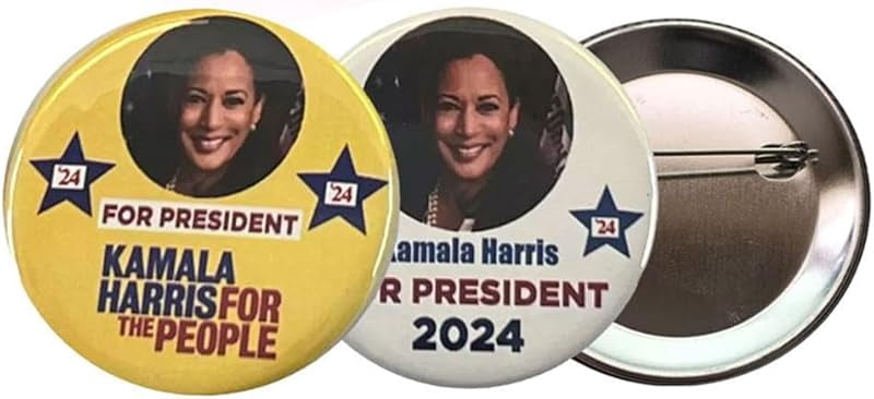 Kamala Harris 2024 Lapel Brooch,Kamala Harris Buttons Brooch Pin,Kamala ...