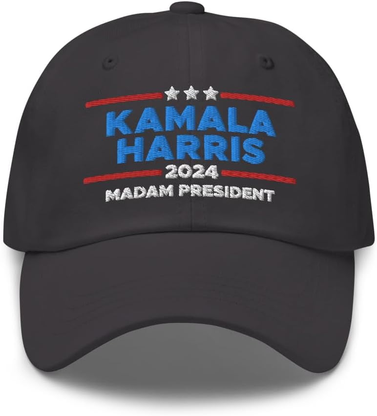 Kamala Harris 2024 Madam President Hat (Embroidered Dad Cap) Kamala ...