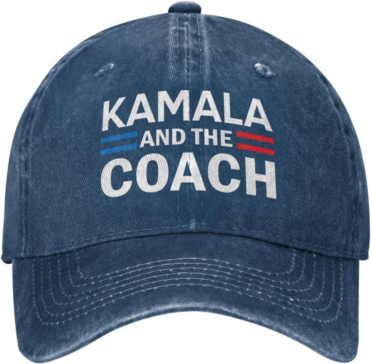 Kamala Harris 2024 President Comma La Funny Hats Low Profile Hat ...