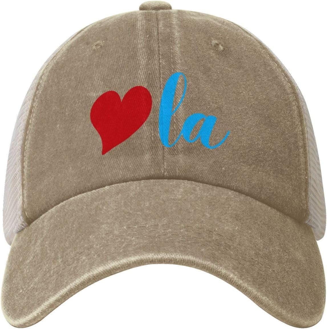 Kamala Harris 2024 President Comma-La Mesh Hat,Love Heart Women Grils ...