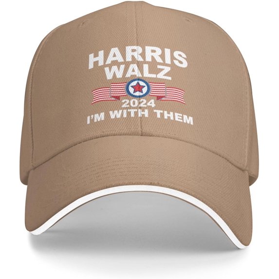 Kamala Harris 2024 Tim Walz Waltz Iu2019m with Them Hat Men Dad Hats ...