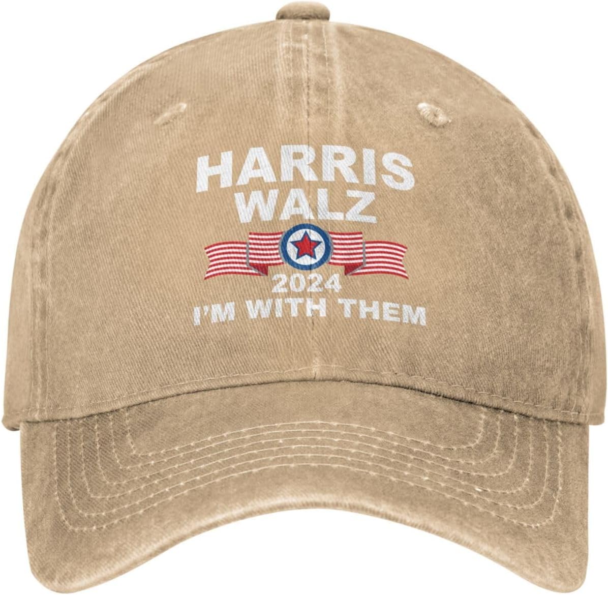 Kamala Harris 2024 Tim Walz Waltz Iu2019m With Them Hat Women Dad Hats