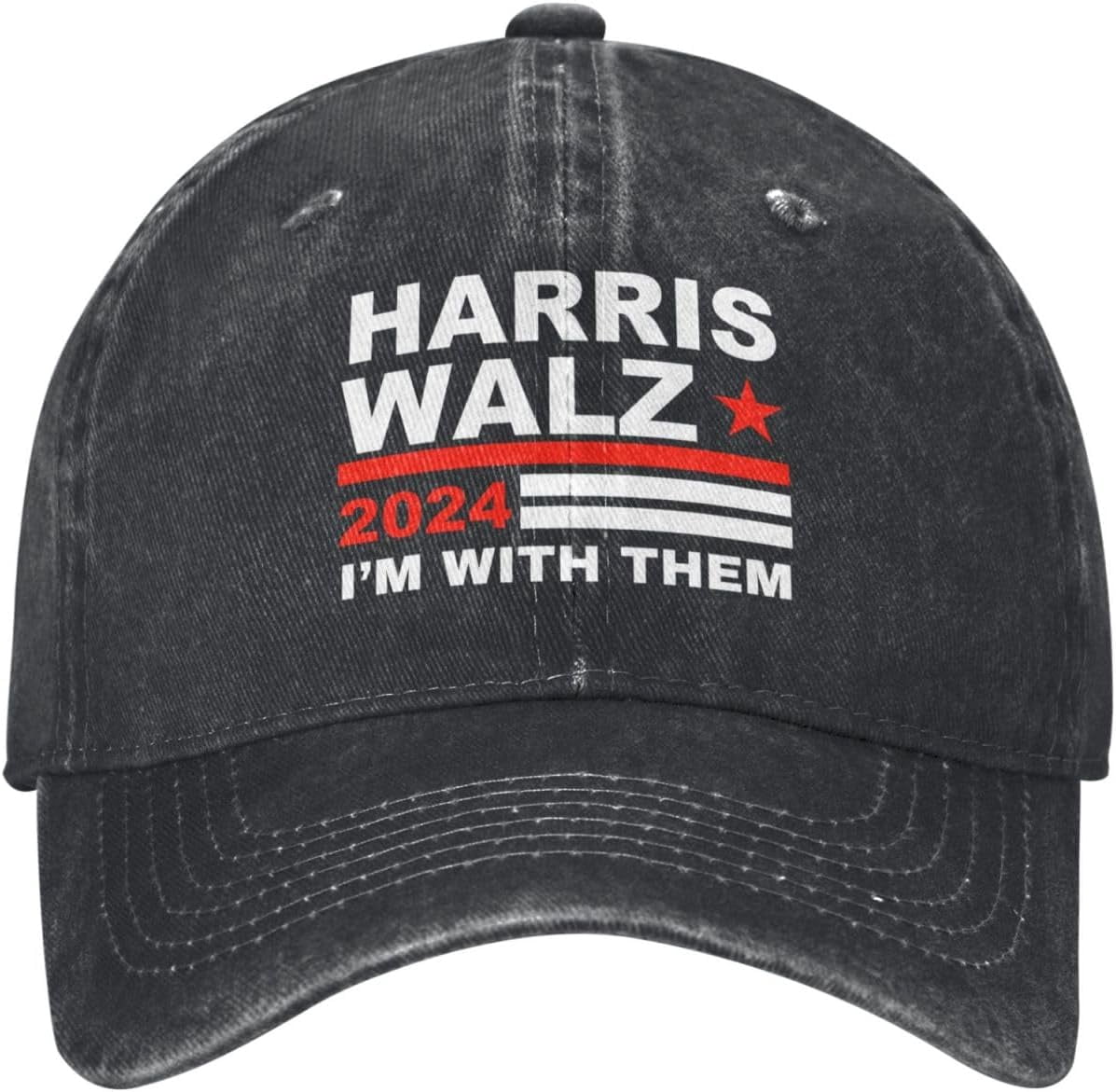 Kamala Harris 2024 hat Tim Walz Waltz Iu2019m with Them Hat for Women ...